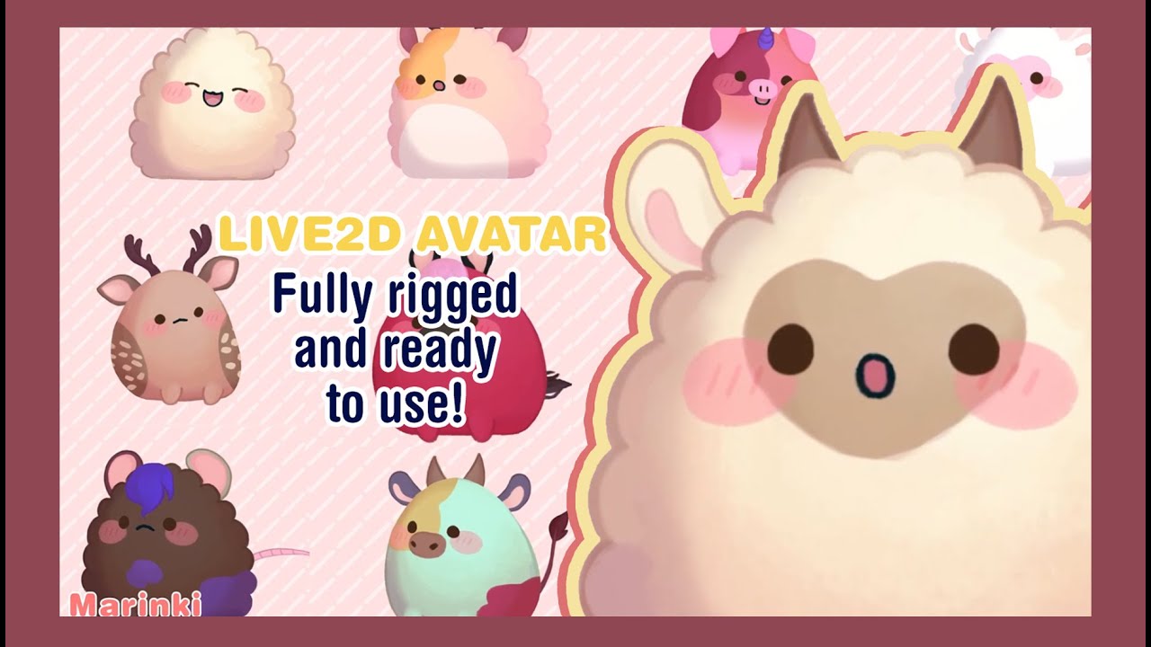 Customizable vtuber model farm animal and more edition! - YouTube