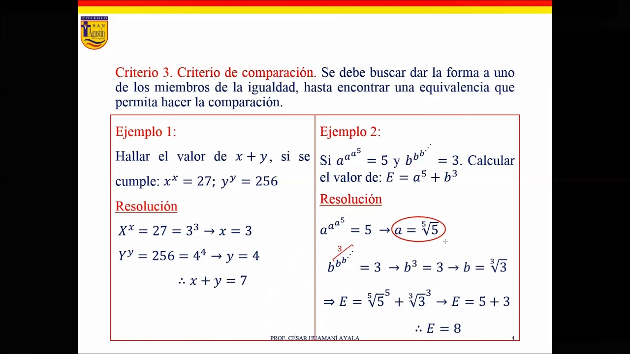 Álgebra - Nivel Avanzado - Mi18Marzo2020 - YouTube