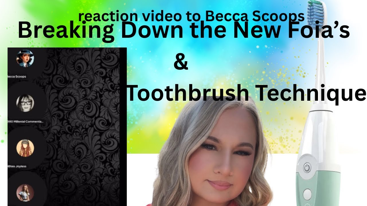 Reaction to PART of Becca's Live about the new FOIA'S from NPG & TOOTHBRUSH TECHNIQUE! # ...