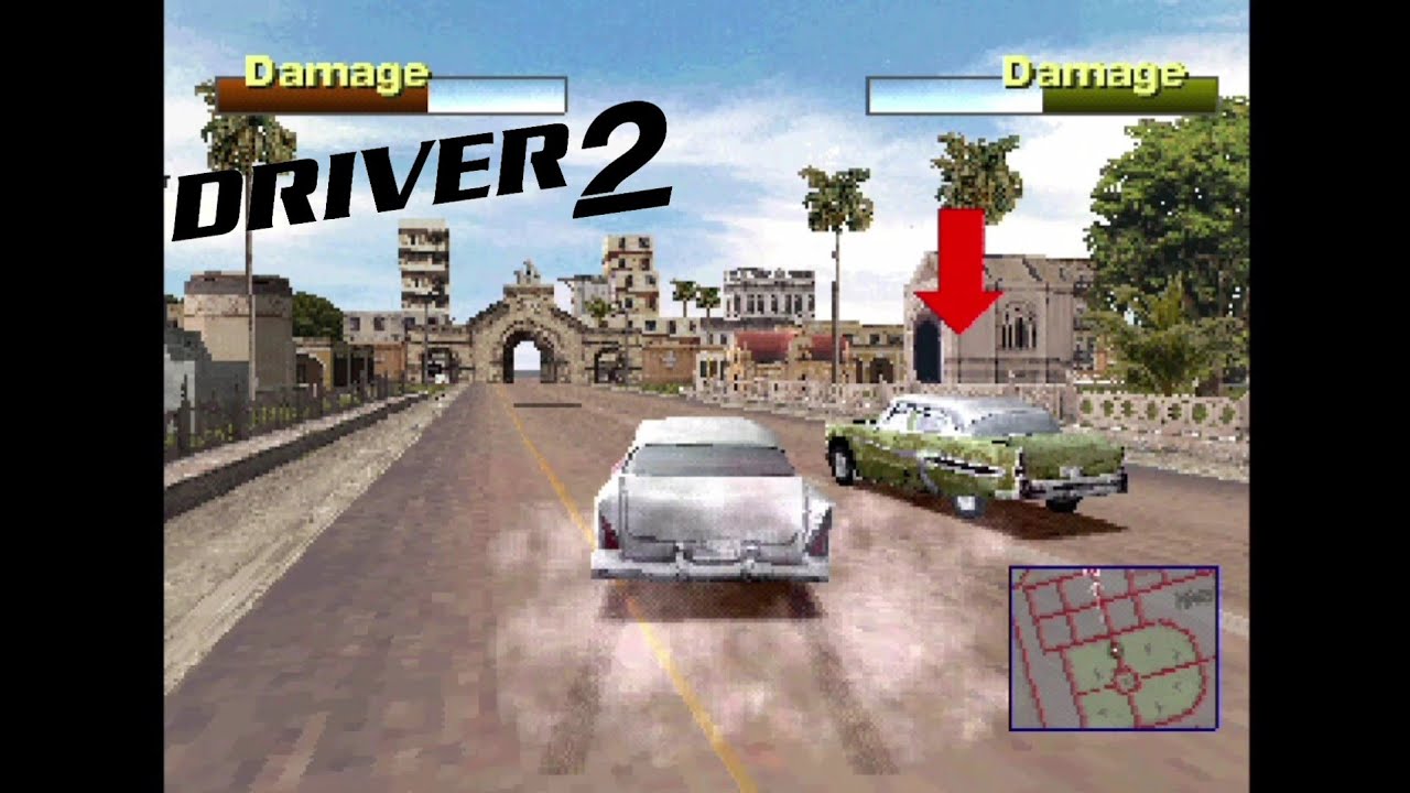 Driver 2 PS1 - USA Demo Disc Gameplay - YouTube