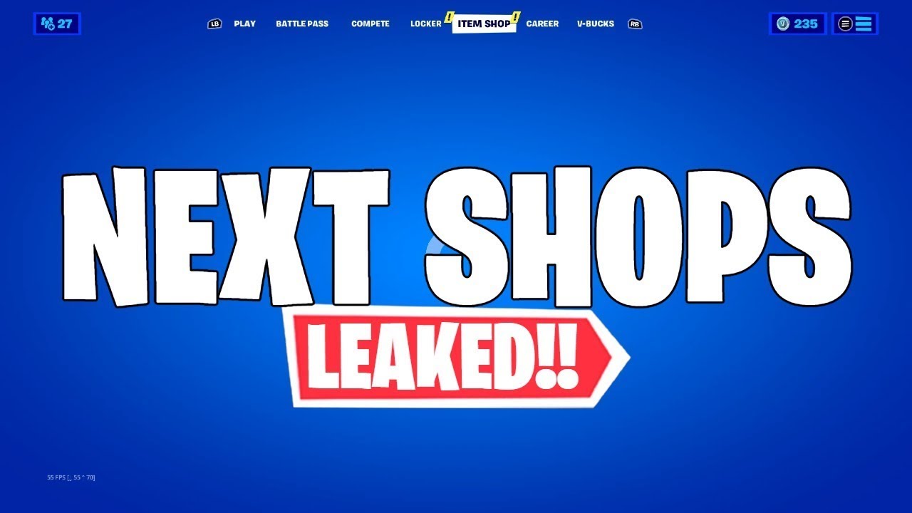 Next Shops Leaked Early !! - Fortnite Item Shop - YouTube