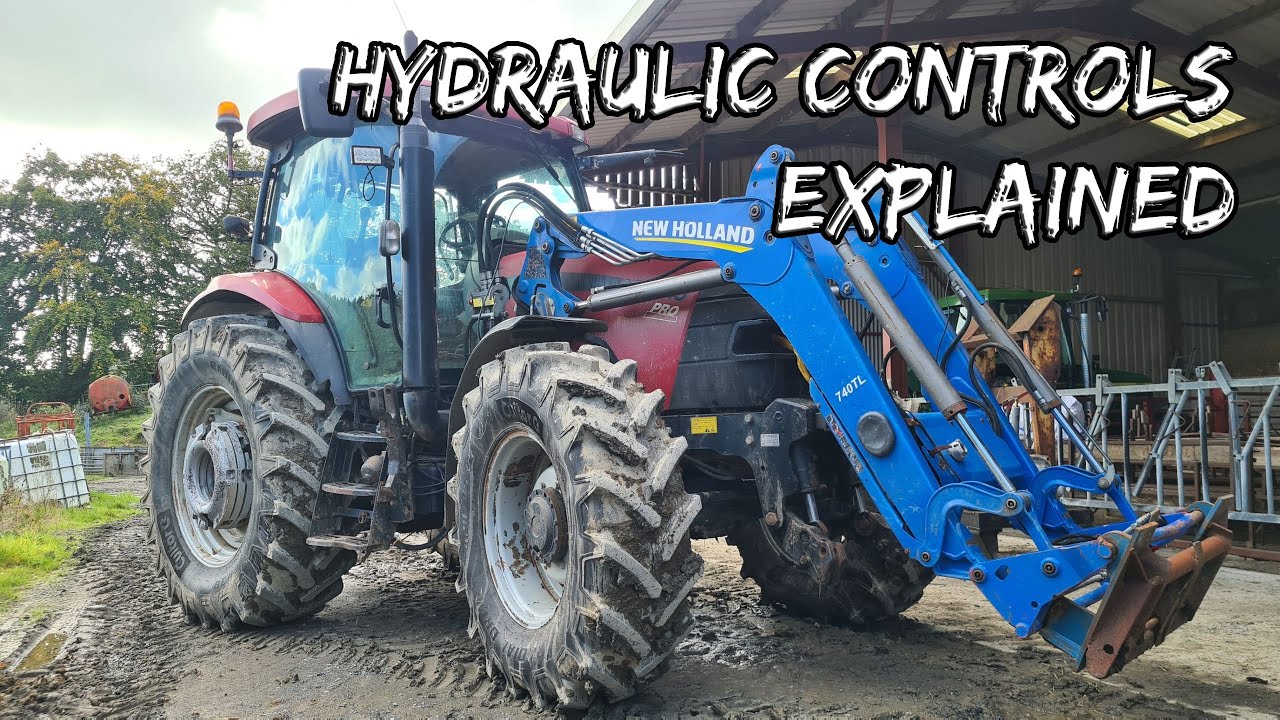 Hydraulic controls explained on Case MXU 115 PRO Multicontroller ...
