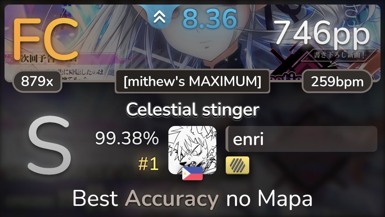 8.4⭐ enri | Noah - Celestial stinger [mithew's MAXIMUM] +HD 99.38% (#1 ...