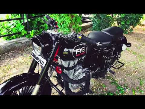 Simple best modification of bullet classic 350 royal enfield CHANDIGARH ...