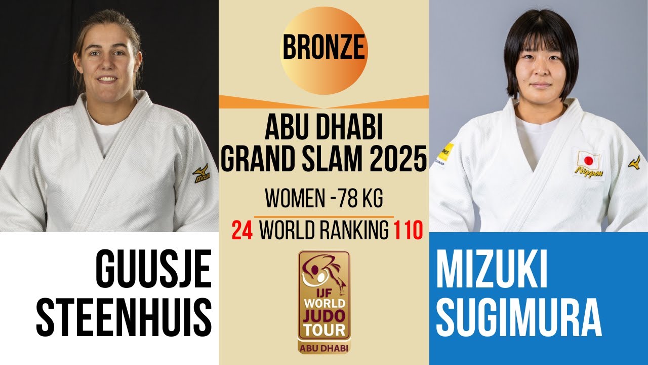 Guusje STEENHUIS VS Mizuki SUGIMURA | Abu Dhabi Grand Slam 2025 ...