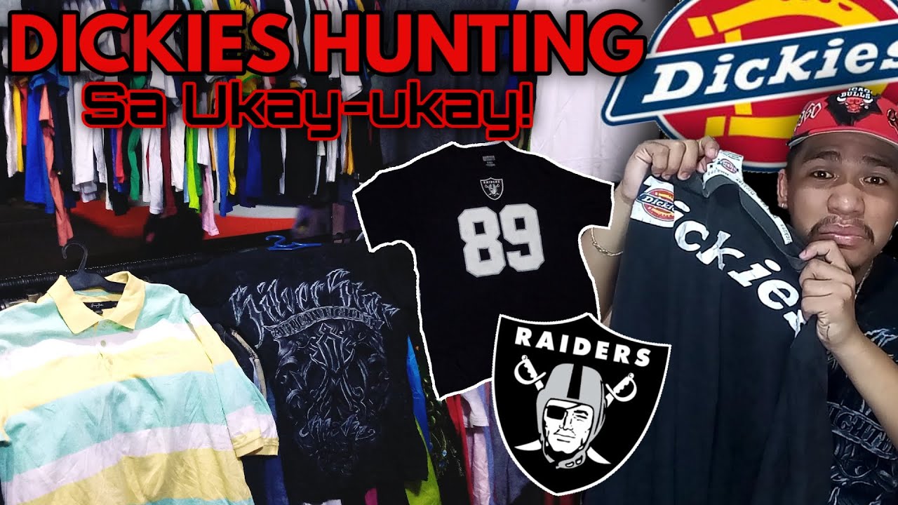 DICKIES Tshirt worth 50 PESOS scored sa UKAY-UKAY! Raiders, Sean John ...