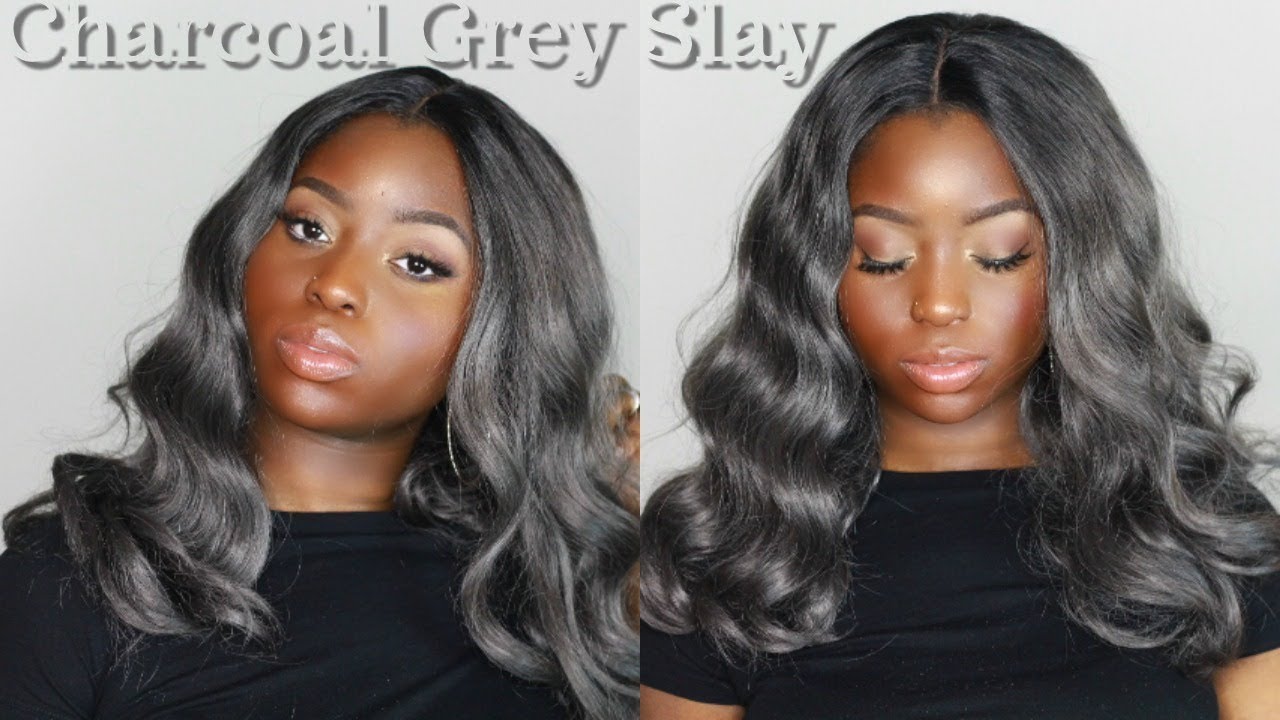 CHARCOAL GREY SLAY!!!-Zury Hollywood's Sassy H Lace Envy - YouTube