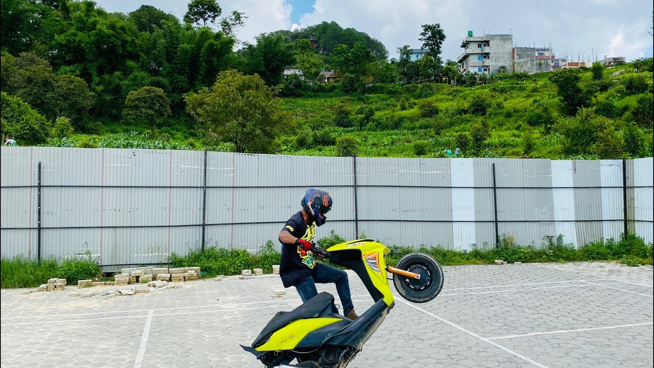 Nepal stunt school stunt practice time - YouTube