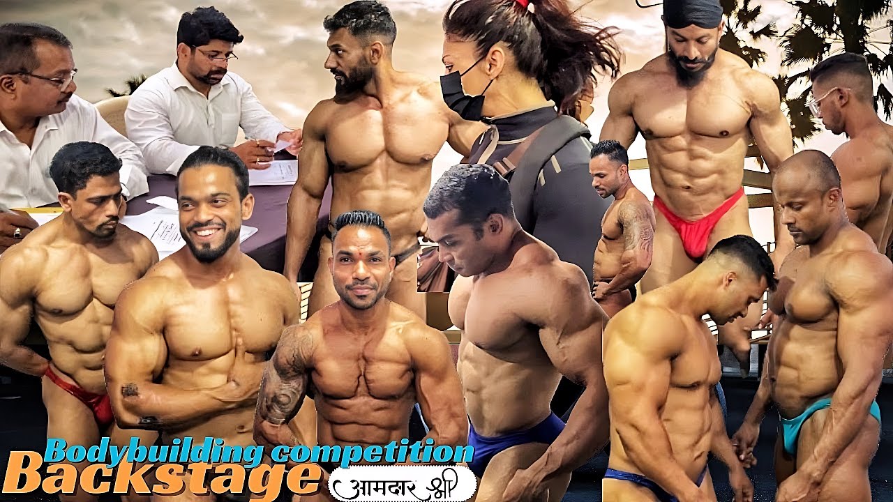 AAMDAR SHRI Backstage bodybuilding competition - YouTube