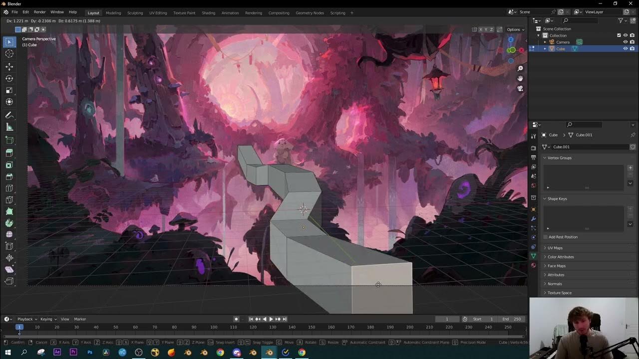 Complex Environment in Blender - Ep1 - Blocking - YouTube