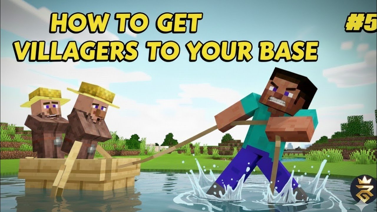 How I Transported a Villager to My Base 😱 / Villager को अपने बेस तक ...