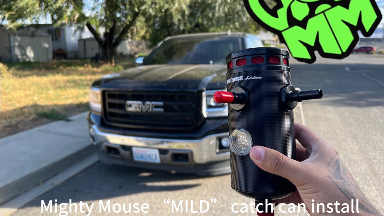Mighty Mouse “MILD” catch can install!! - YouTube