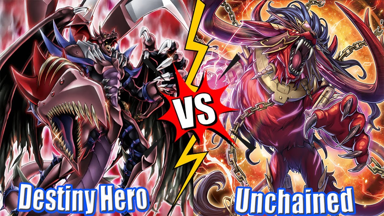 Destiny Hero vs Unchained - High Rated DB Yu-Gi-Oh! - YouTube