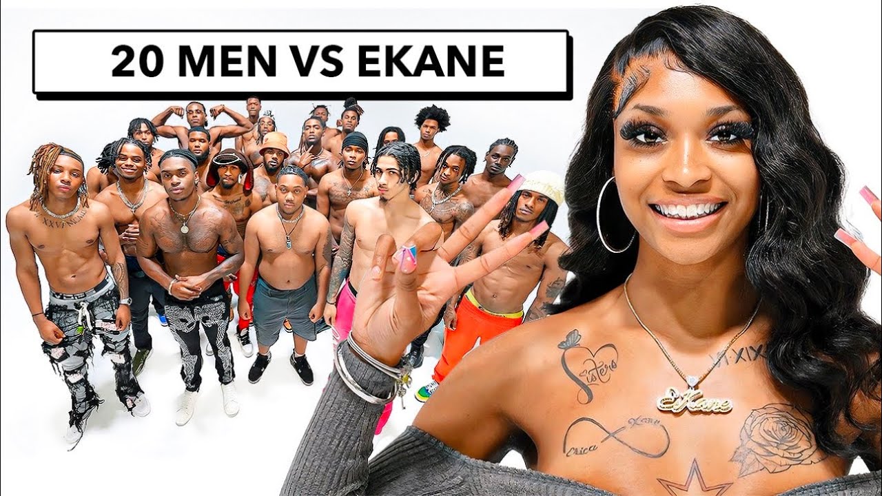 20 MEN VS 1 INFLUENCER: EKANE - YouTube