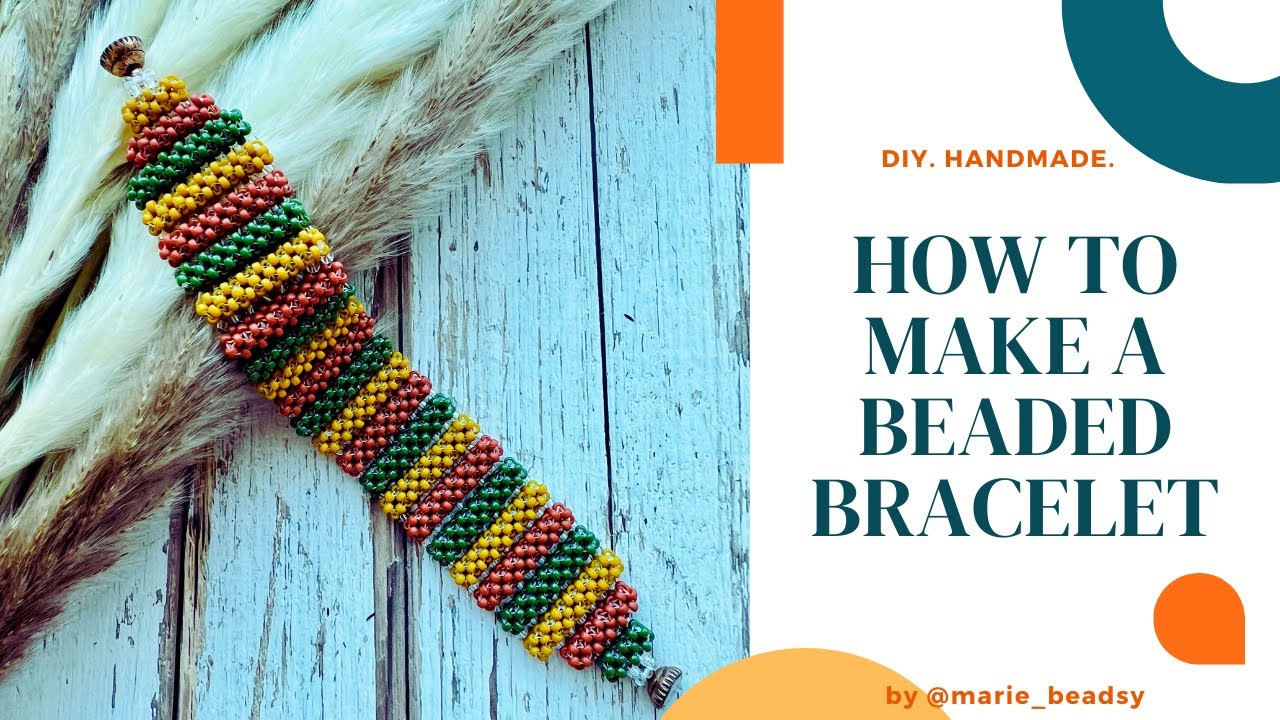 Beautiful DIY Beaded Bracelet | Step-by-Step Beading Tutorial for ...