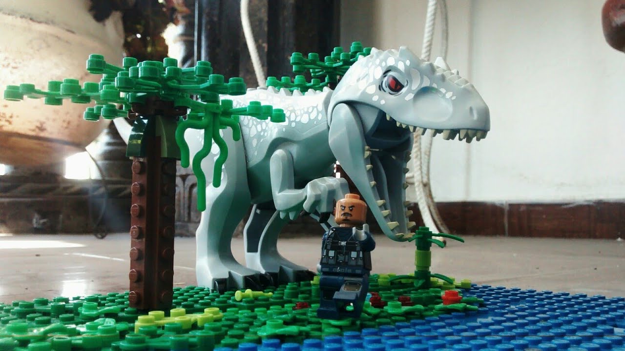 Indominus Rex and ACU Troopers | Lego Jurassic World Moc | Mark7 ...
