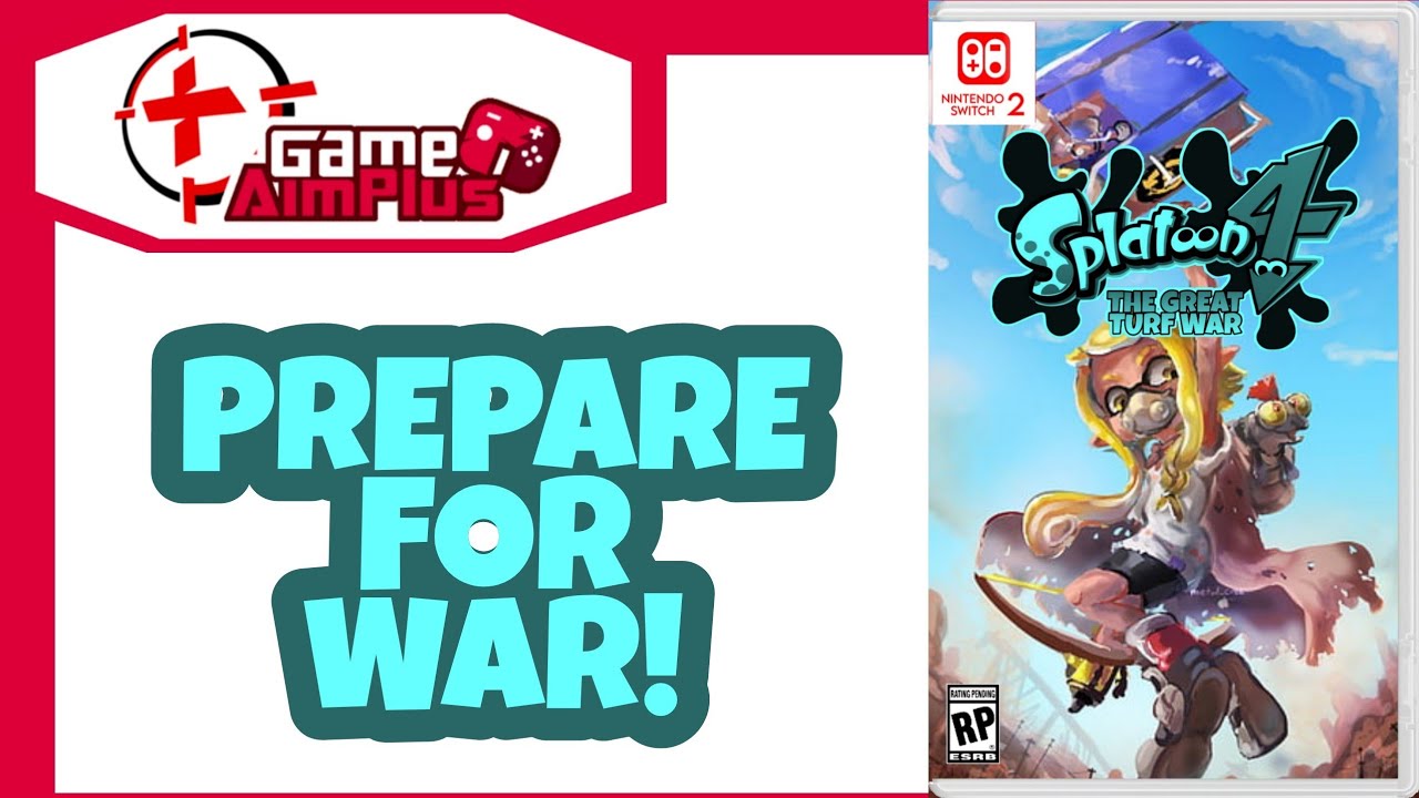 Splatoon 4 The Great Turf War for Nintendo Switch 2 | #GameAimPlus ...