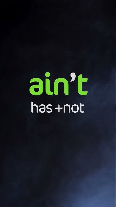 Informal Contractions In English | How to use ‘ain’t’? Slang English ...