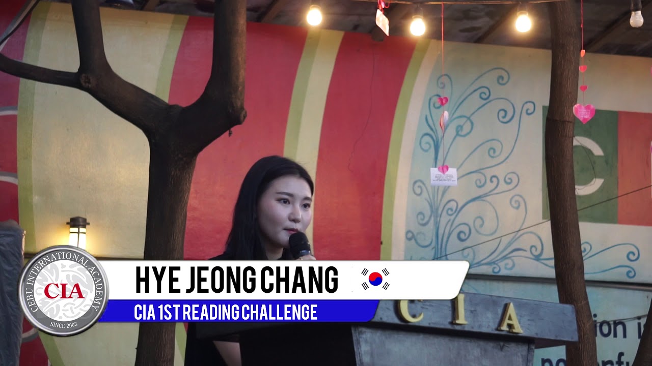 Cebu International Academy 1st Reading Challenge - (HYE JEONG CHANG ...