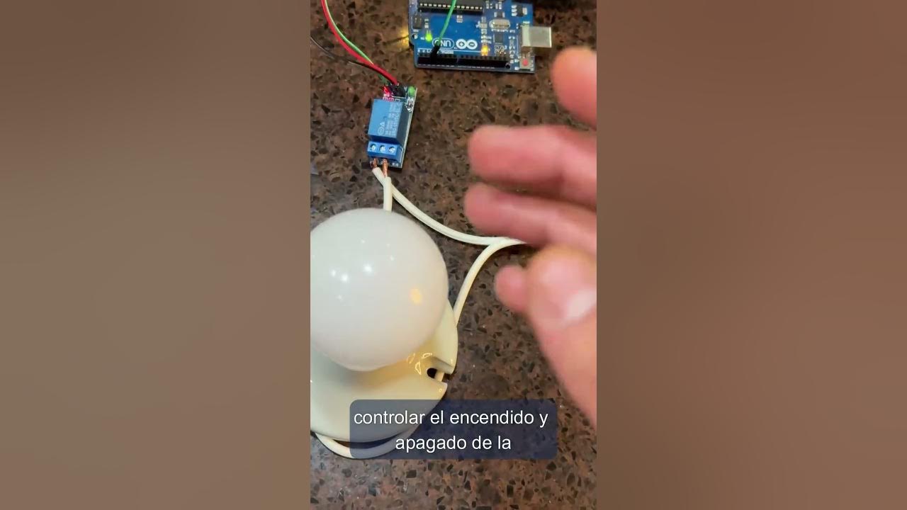 Arduino, proyecto con rele para encender foco.#arduino#rele#electronica#iot#ingenierias - YouTube