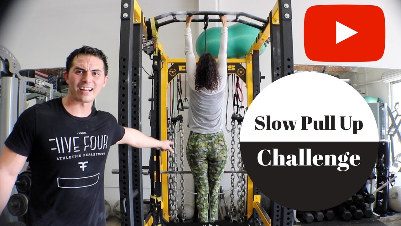 The Super Slow Pull Up Challenge - YouTube