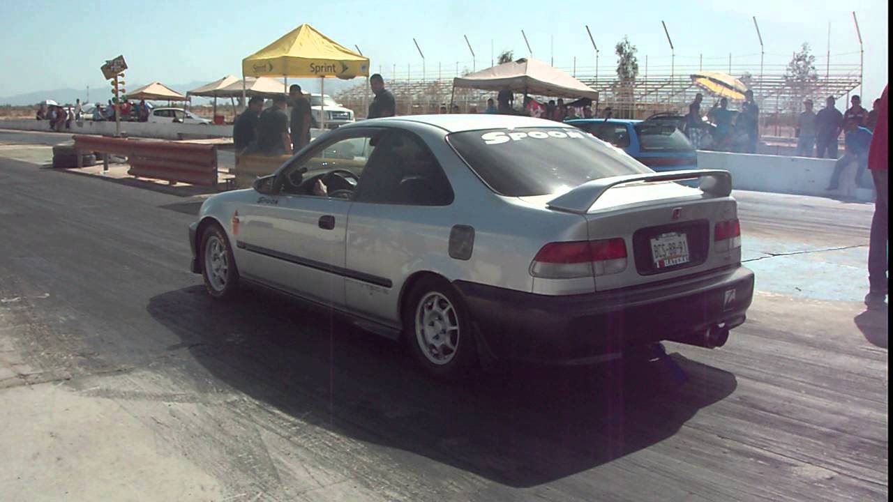 SPOON CIVIC HX vs jdm all day david d16 - Final sohc stock Hondas al ...