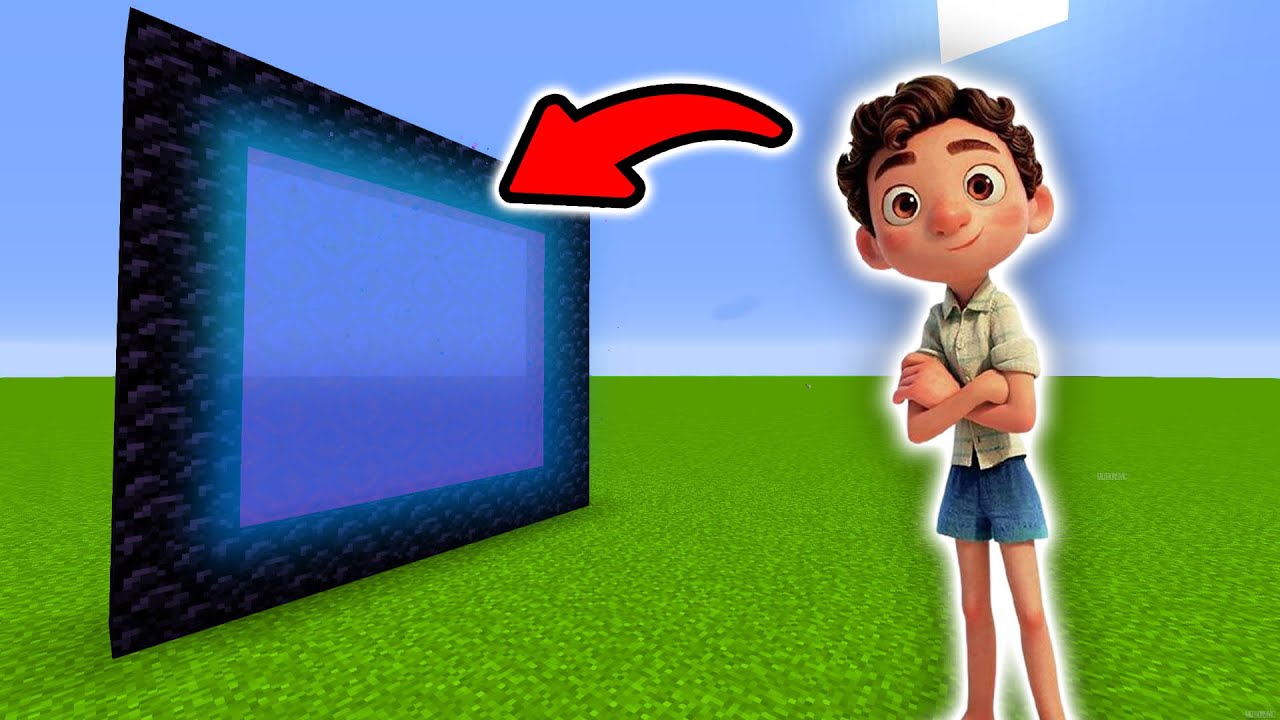 How To Make A Portal To The Disney Luca Dimension in Minecraft - YouTube