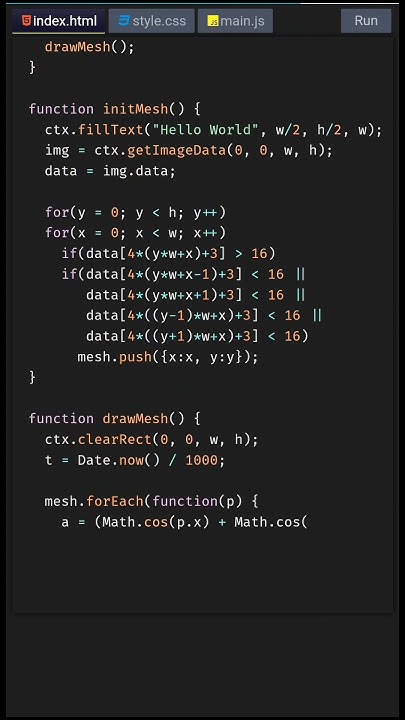 Create Text Into Particles With Html Canvas Html5 Canvas Tutorial 