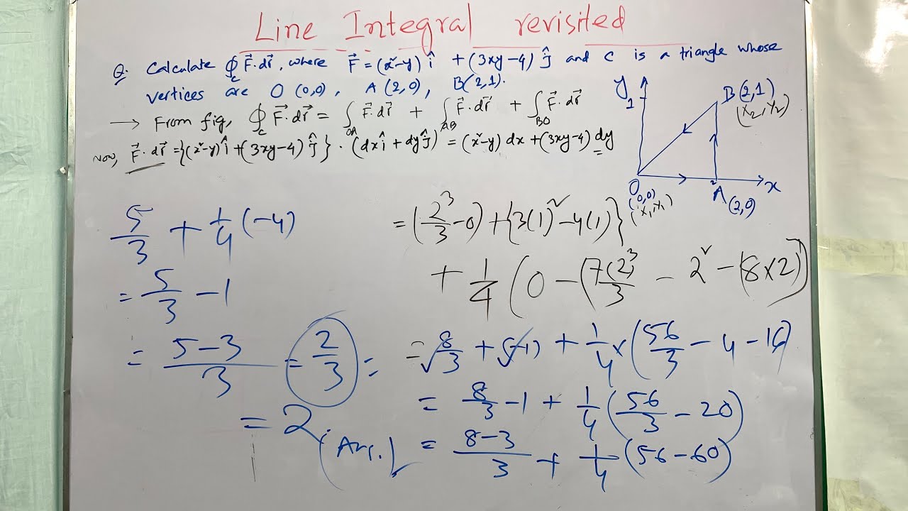 Line Integral Revisited | Vector Calculus - YouTube