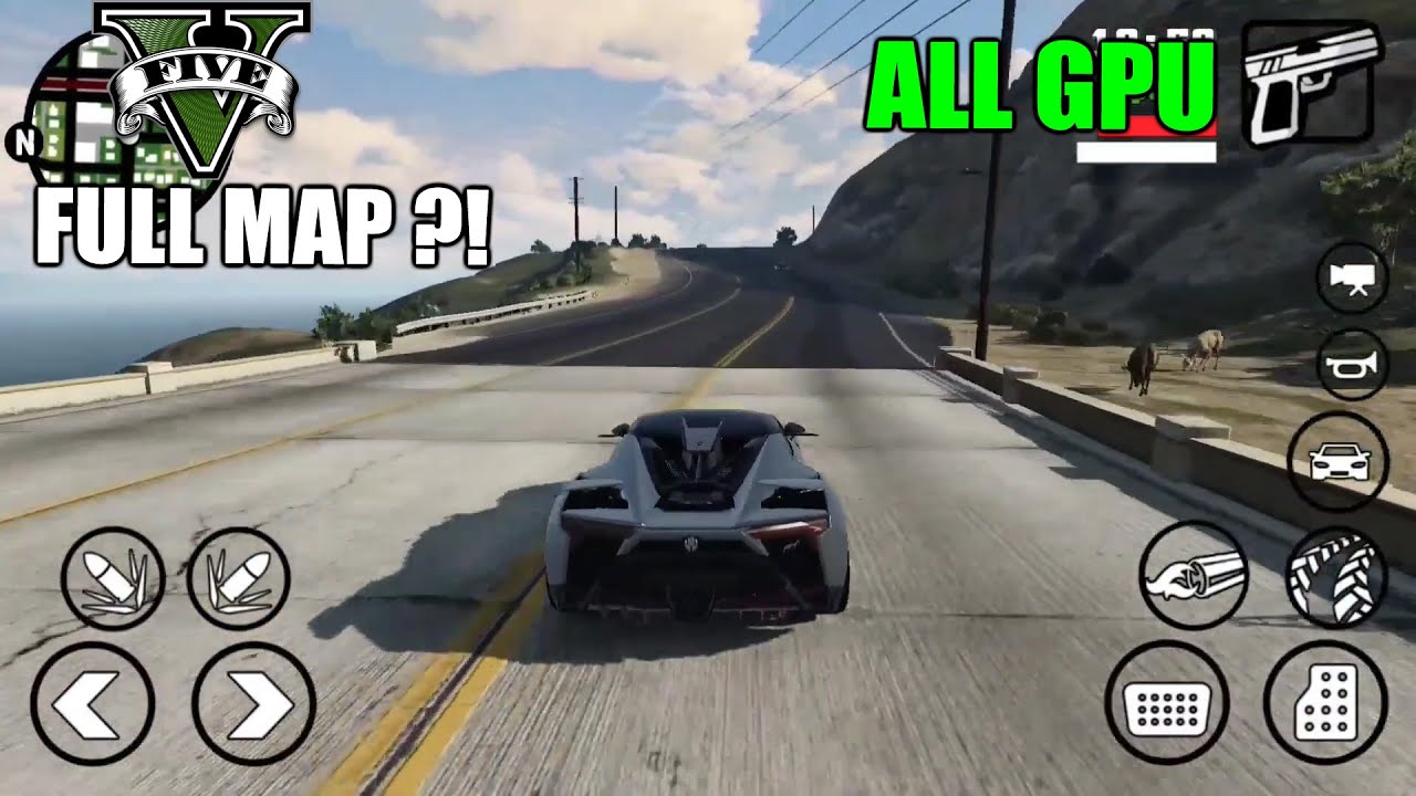 HP Gaming Lag ! GTA 5 Android FULL Map ALL GPU ! - YouTube