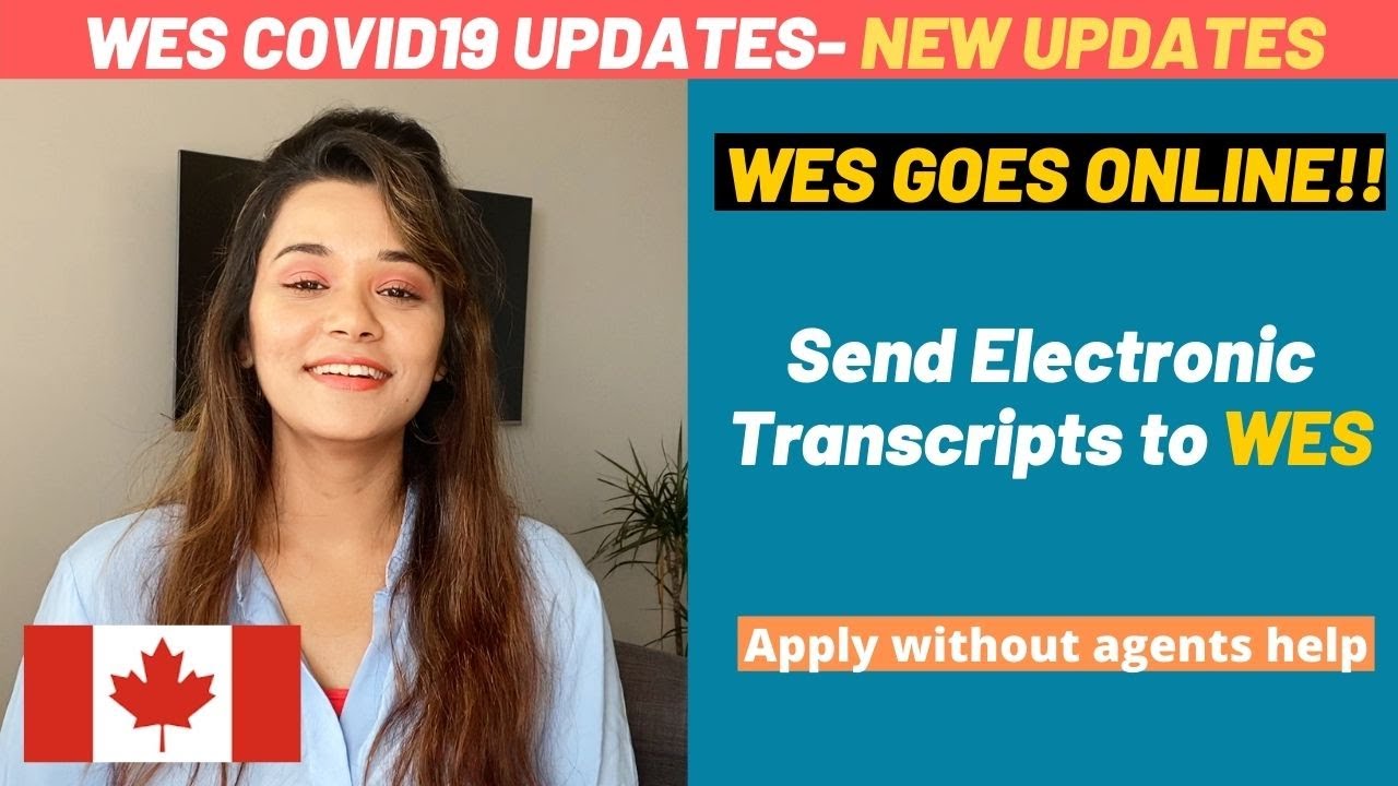 How to apply for WES Electronically | Upload WES documents Online ...