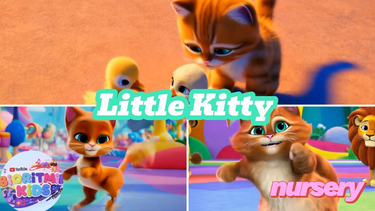 Little Kitty Song Nursery Rhymes | Song For Kids | Kids Song | Fun Cute ...
