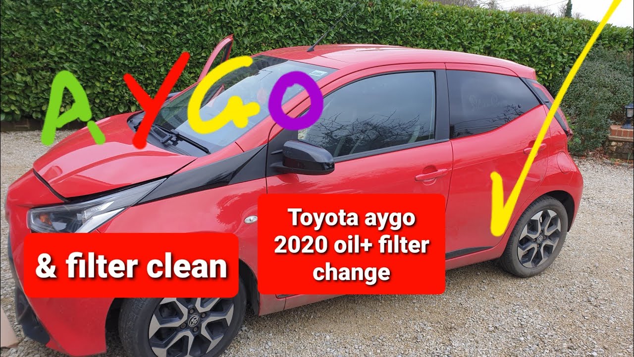 toyota aygo oil and filter change 🚀🔥 - YouTube