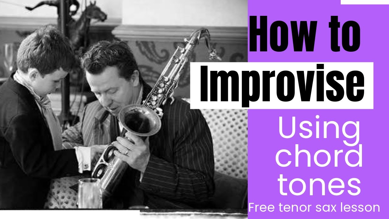 How to Improvise on Sax Using Chord Tones 🎷 | Major Scale Made Simple ...