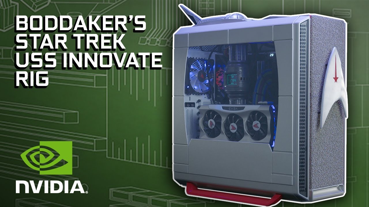 GeForce Garage - Brian 'Boddaker' Carter's Star Trek USS Innovate Rig ...