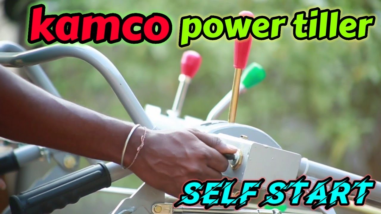 KAMCO SUPER DI 120 Self Start Power Tiller #diesel - YouTube