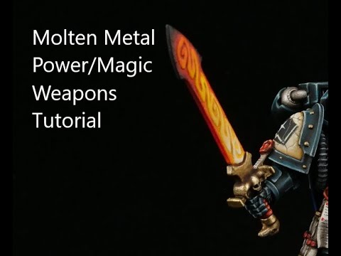 Molten Metal Effect Power/Magic Weapon Tutorial - YouTube