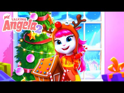 MY TALKING ANGELA 2 NEW UPDATE CHRISTMAS 2022 - YouTube
