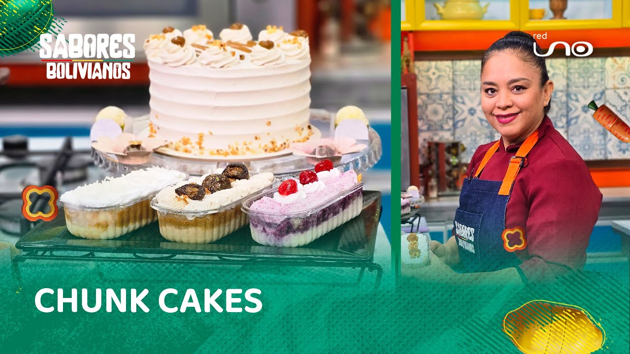 Sigue el paso a paso para preparar unos "Chunk cakes" - YouTube