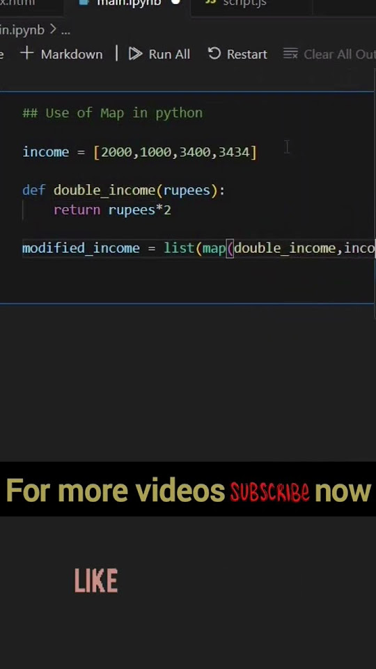 map() in python..#trending #shortsvideo #shortsfeed #shorts#phython #pythonlearning # ...