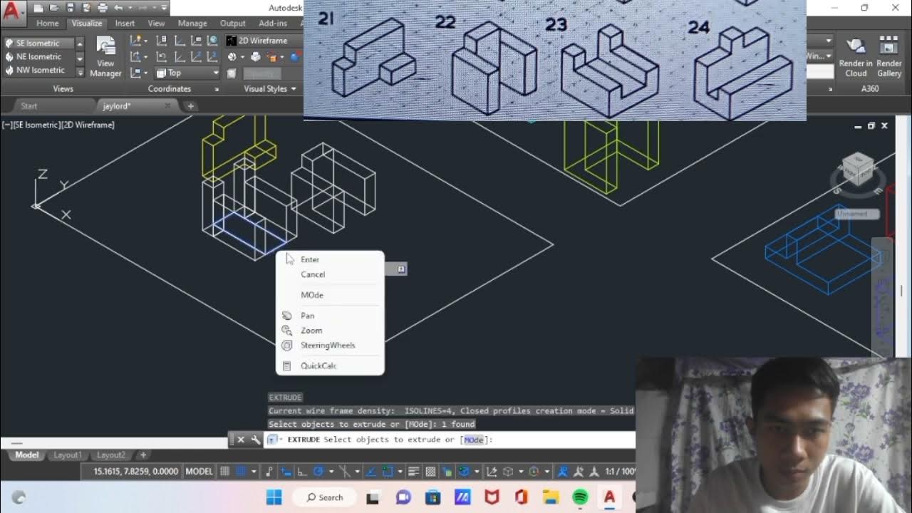 AUTOCAD Activity #2 – 3D objects - YouTube