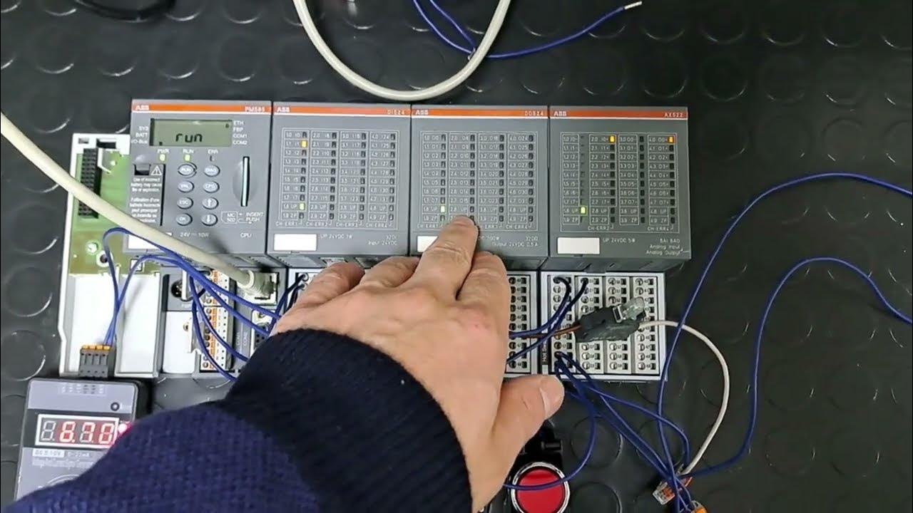 Automation Builder+CODESYS ABB PM585+DI524+DO524+AX522 Hardware Configuration I/O Modul ...