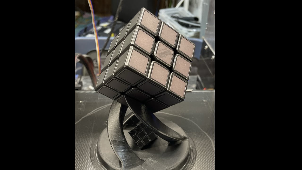 Rubik's Cube 3D Printed Stand for my Rubik's Phantom - YouTube