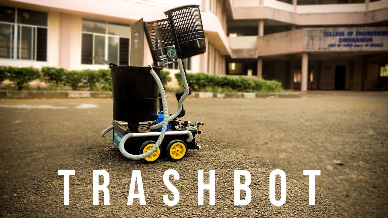 Autonomousmanual Trash Collection Segregation Robot With Iot Technology Youtube