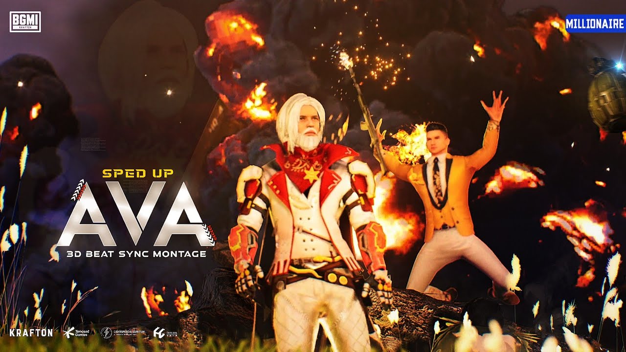 Ava Sped Up BGMI Montage | Sped Up BGMI 3d Montage | Sped Up Velocity ...