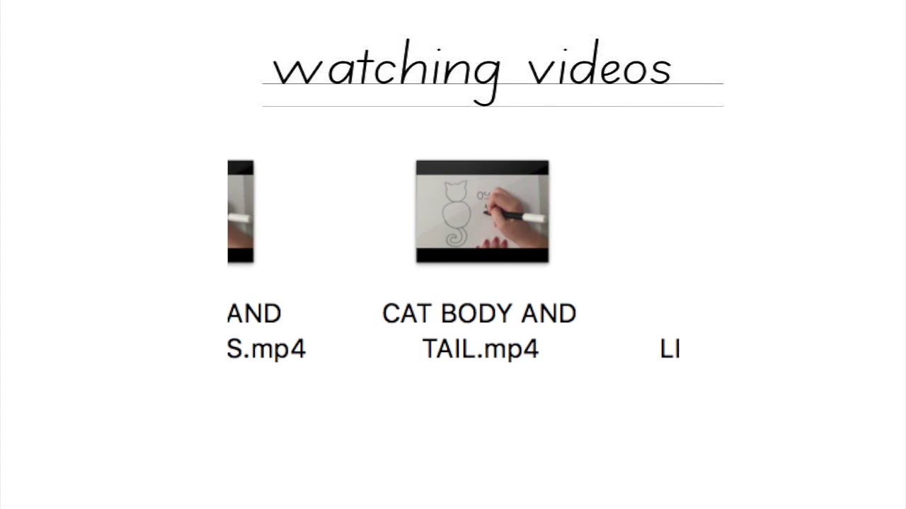 Cat writing for parents and teachers - YouTube