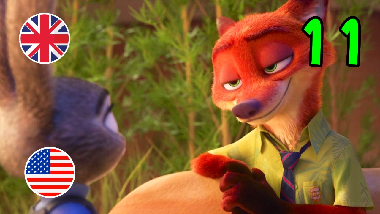 Apprendre l'anglais avec des Films Zootopia #11 Learn English with Movies - YouTube
