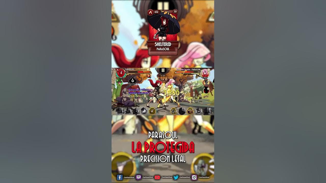 Parasoul La Protegida En 60 Segundos Shorts Skullgirls Skullgirlsmobile Youtube