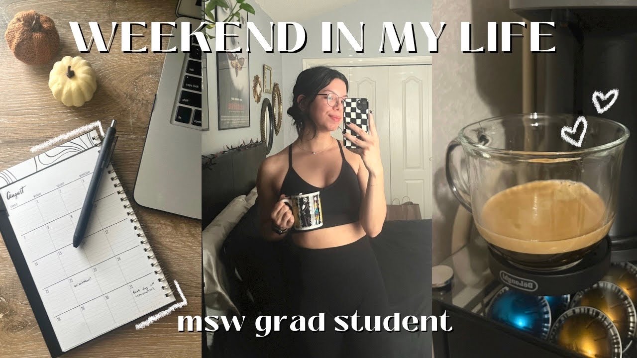 a realistic, busy student weekend | finals week - master’s in social ...