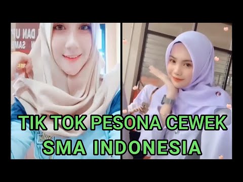 Kompilasi tiktok cewek sma hijab cantik dan adem